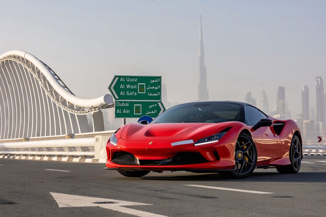 Ferrari F8 Tributo Rental in Dubai | Free Delivery | NCK Car Rental